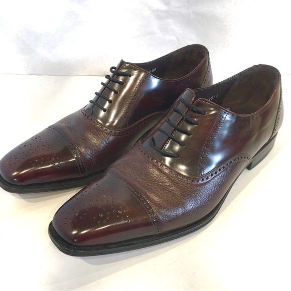 Mezlan | Shoes | Mezlan Men Sz M Dress Shoe Burgundy Tyson Ii Oxford ...